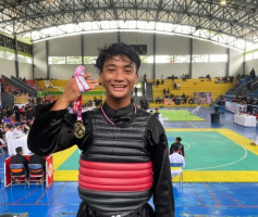 MAN 1 Yogyakarta | Hafidz, Siswa MAN 1 Yogyakarta, Raih Medali Emas Kompetisi Silat Tingkat Nasional
