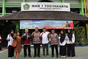 MAN 1 Yogyakarta | MAN 1 Yogyakarta Sambut Kunjungan Komisi Informasi Daerah DIY